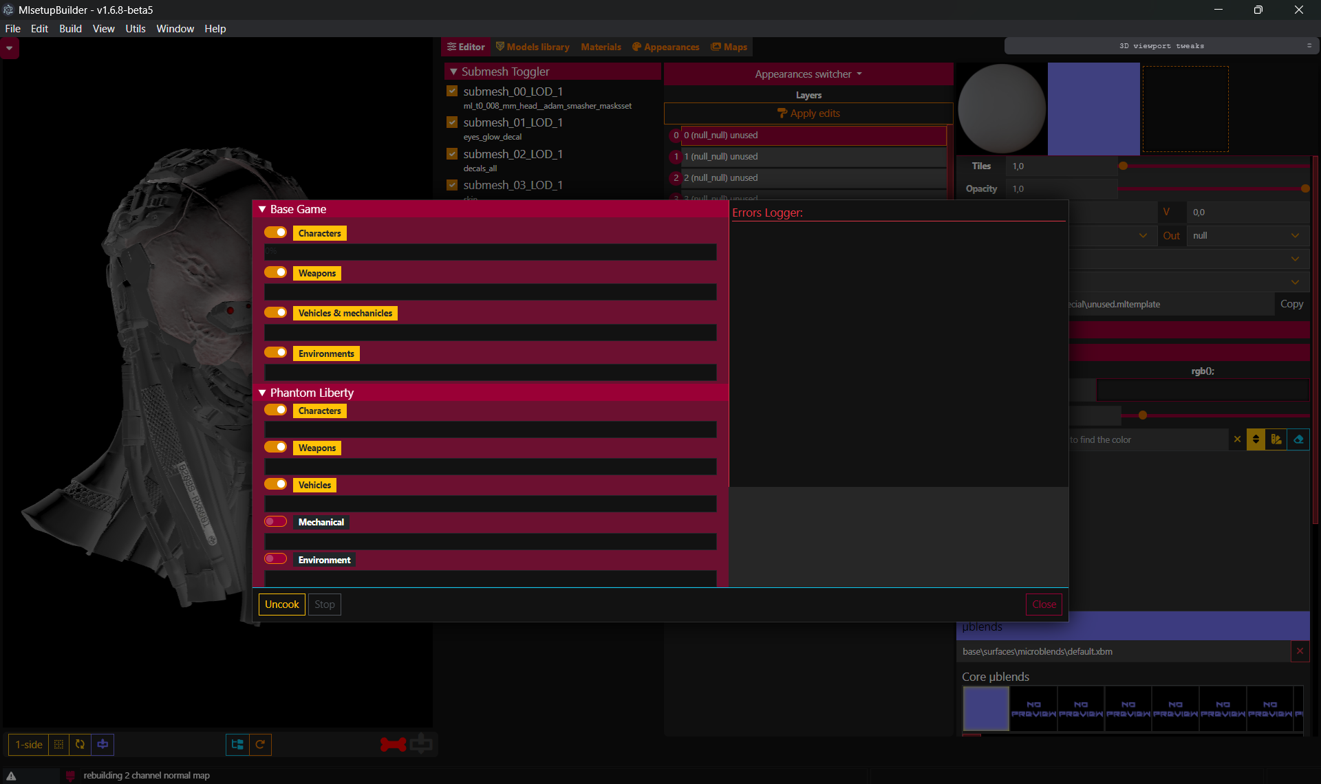 GitHub - Neurolinked/MlsetupBuilder: Cyberpunk 2077 modding tool to build json version of ...
